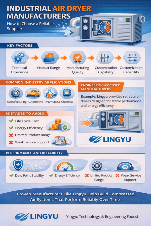 Reliable Compressed Air Dryers System Manufacturer | Lingyu