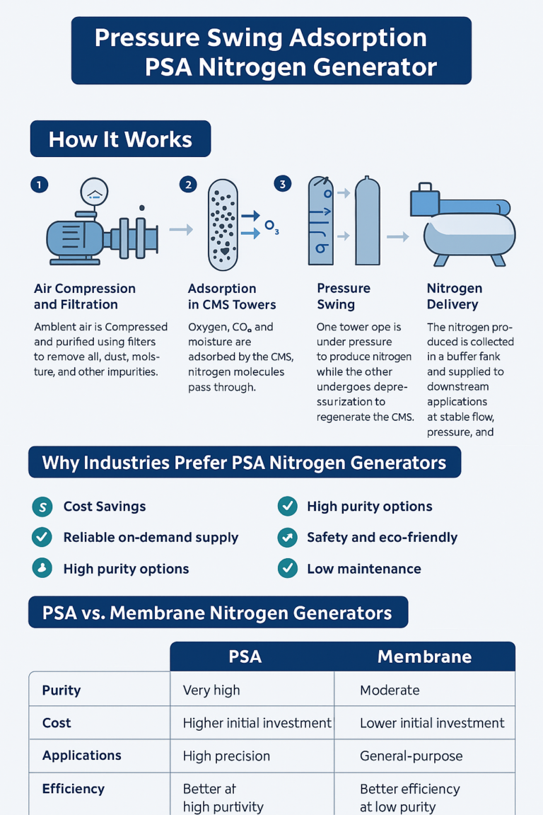 Pressure Swing Adsorption Nitrogen Generator: How It Works and Why ...